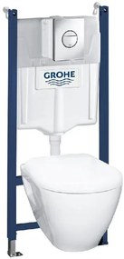 Grohe Solido - Sada pro závěsné WC + klozet a sedátko softclose, tlačítko Nova Cosmopolitan, chrom 38950000
