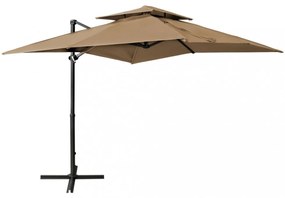 Zahradní slunečník 250x250 cm Dekorhome Cihlová