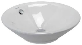 Duravit Starck 1 - Umyvadlová mísa, průměr 330 mm, s přepadem, bílá 0408330000