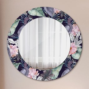 Kulaté dekorativní zrcadlo Čepice ptáků fi 50 cm