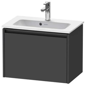 Duravit Ketho.2 - Umyvadlová skříňka 44x61x39 cm, 1 zásuvka, grafit mat K25055049490000