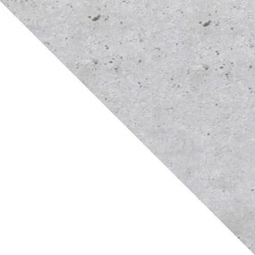HELVETIA Komoda BOTA bílá/colorado beton 180 x 98 x 37 cm