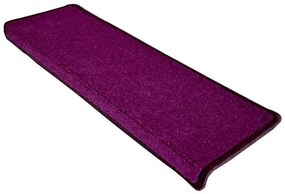 Vopi Nášlapy na schody Eton fialový obdélník, samolepící - 24x65 obdélník (rozměr včetně ohybu)