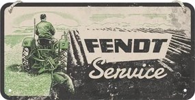 Postershop Závesná cedule: Fendt Field Service - 20x10 cm