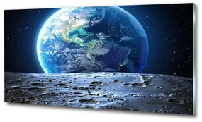 Wallmuralia Fotoobraz skleněný na stěnu do obýváku Planeta Země 100x50