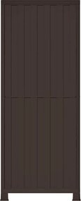 Plastová skříňka 68 x 39 x 171,5 cm ratanový design 337899