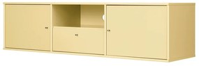 Světle žlutý TV stolek 161x42 cm Mistral – Hammel Furniture
