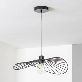 Brilagi - LED Lustr na lanku CERIA WIRE 1xE27/40W/230V 40x56 cm černá