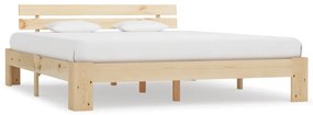 Rám postele masivní borovice 180 x 200 cm - Default Title