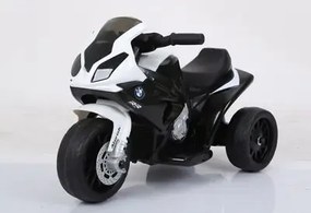 Eljet Dětská elektrická trojkolka BMW S1000 RR černá / 25 W / Rychlost