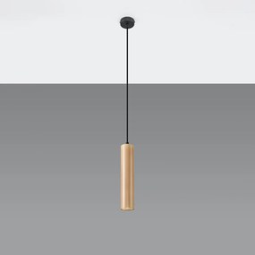 Sollux Lighting Dřevěná závěsná lampa LINO