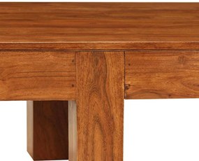 Konferenční stolek akácie s medovým povrchem 100 x 50 x 30 cm 245655