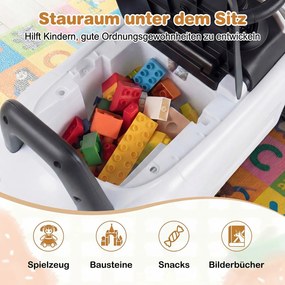 Costway Jízdní auto s ochranou proti světlu a převrácením a úložným prostorem