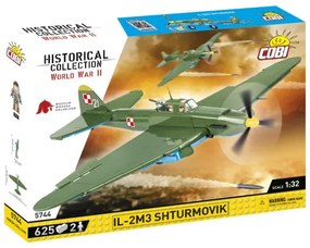 Cobi 5744 II WW IL-2M3 Šturmovik, 1:32, 625 kostek