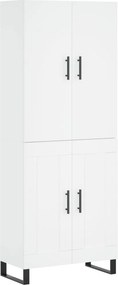 Skříň highboard bílá 69,5 x 34 x 180 cm kompozitní dřevo 3195811