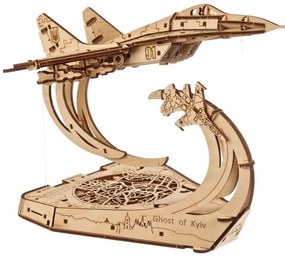 Ugears 3D dřevěné mechanické puzzle The Ghost of Kyiv