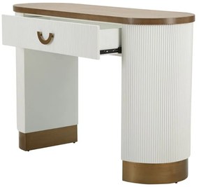Designová konzole Tahigwa 121 cm bílá