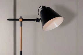 Stojací lampa Skott, černá