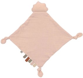 Usínáček lässig baby comforter little universe cloud powder pink