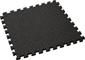 V2 Sada 6 ochranných podložek na podlahu 61x61cm – černá