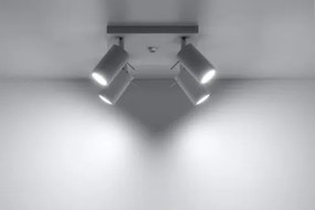 Stropní bodové svítidlo SOLLUX Ring 4 GU10 4x40W bez zdroje SL.0090 bílá