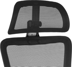 Kancelářská ergonomická židle Neoseat LORELI — černá, nosnost 150 kg