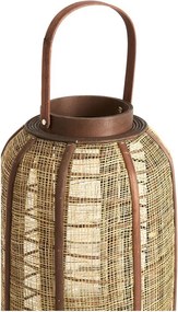 Dřevěná/látková lucerna (výška 34,5 cm) Serein – Light &amp; Living