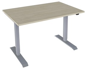 NOBL Dynamic Elektr. nastavitelný polohovací stůl 120x80 Dynamic Dekor stolové desky: akát, Barva podnože: šedá