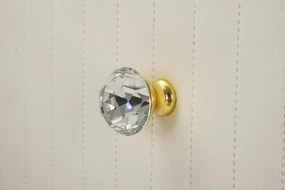 Sada 2 ks odkládacích stolků Wedding krémová/zlatá