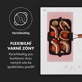 Klarstein Delicatessa 77 Hybrid, indukční varná deska, vestavná, 7000 W, 4 zóny