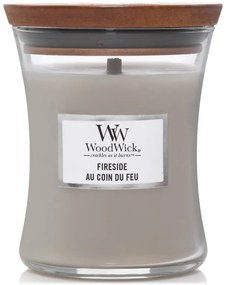 WoodWick – svíčka Fireside (Oheň v krbu) Velikost: velká 609 g
