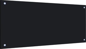 vidaXL Kuchyňský panel 90 x 40 cm tvrzené sklo [249472] Barva: Černá