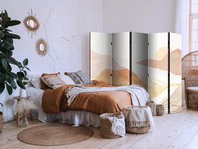 Pokojová zástěna Abstract Shapes - Composition in Pastel Colors II [Room Dividers]