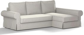 Potah na pohovku IKEA Backabro rozkládací se šezlongem barva šedá