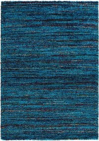 Modrý koberec do obývacího pokoje Shaggy Mint Rugs 200 x 290 cm