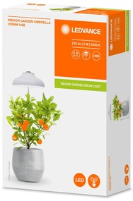 Přenosné LED růstové světlo na rostliny Garden Umberella USB
