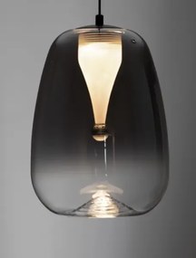 Designový lustr Oblo 1 Černá