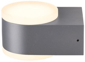 Trinity LIHGWA42 Venkovní nástěnné svítidlo Zelda Medium Up/Down LED 12,5W 3000K, antracit, průměr 9,1cm, IP54