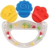 TEDDIES Chrastítko a kousátko 10 cm / Pro nejmenší / Plast a silikon /