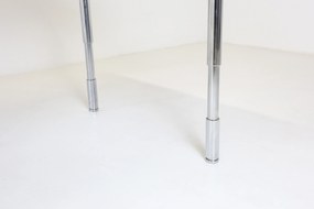 SET: Stůl, Pfalz M., 180x80, bílá/chrom + kontejner