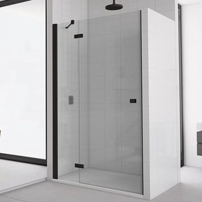 SanSwiss Ronal ANNEA Black 120 cm levé sprchové dveře sklo Transparent AN13G12000607