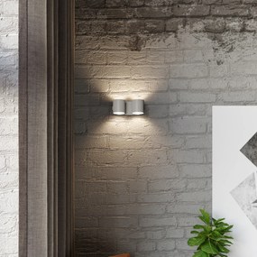Sollux Lighting Nástěnné svítidlo ORBIS 2 šedé