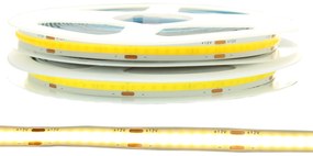 LED pásek - COB - 60W - 12W/m - IP44 - 12V - 5m - neutrální bílá