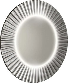Sapho Pride - Zrcadlo Strip s LED osvětlením, průměr 75 cm, stříbrná PD752