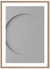Idealform Poster no. 5 Round composition Barva: Smokey taupe, Velikost: 300x400 mm