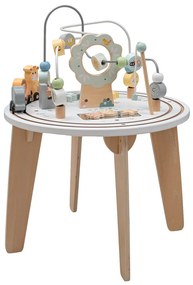 Dřevěný multifunkční stoleček Montessori Baby Mix Barva: multicolor
