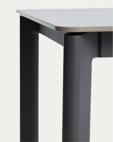 Zahradní jídelní stůl s deskou z kamene 80x140 cm Anafi – Kave Home
