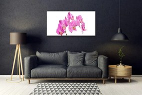 Obraz na skle Orchidej Květiny Příroda 140x70 cm