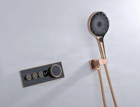 Podomítkový termostatický sprchový systém ELITE EDITION BCS1603 s displejem ve více barevných provedeních — Černá — Dva vývody