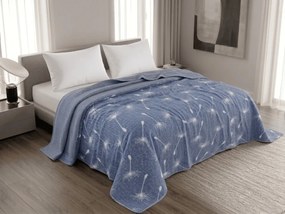 Přehoz na postel DANDORA, modrý Rozměr: 170 x 210 cm